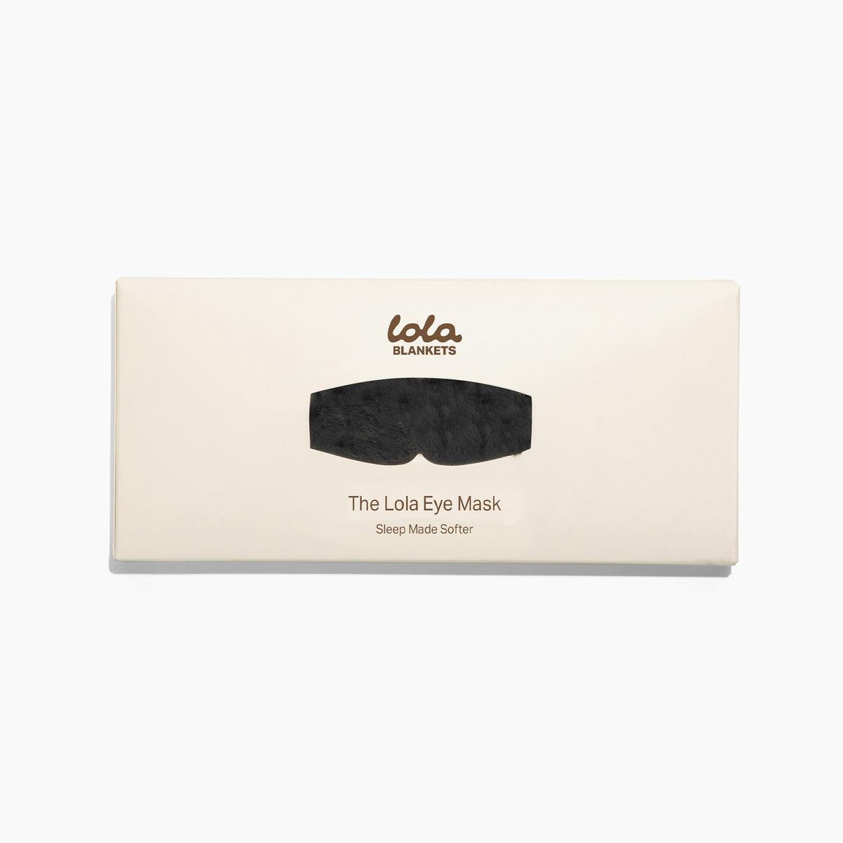 The Lola Eye Mask | Soft Charcoal Grey Eye Mask | Lola Blankets