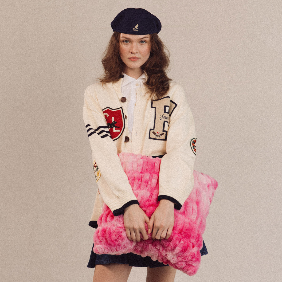 Poppy Pink Pillow – Lola Blankets